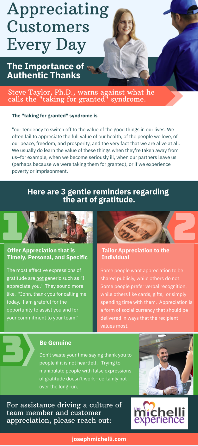 Appreciating Customers Every Day - The Importance of Authentic Thanks ...